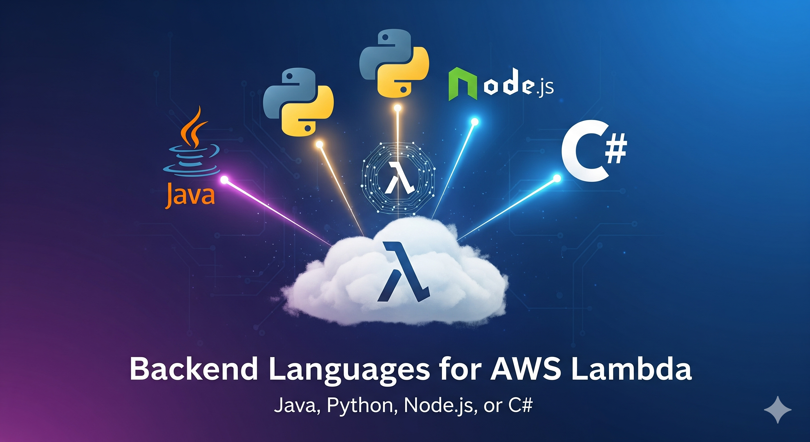 Best Backend Language for AWS Lambda: Java, Python, Node.js, or C#? | Thoughtful Architect — A ...